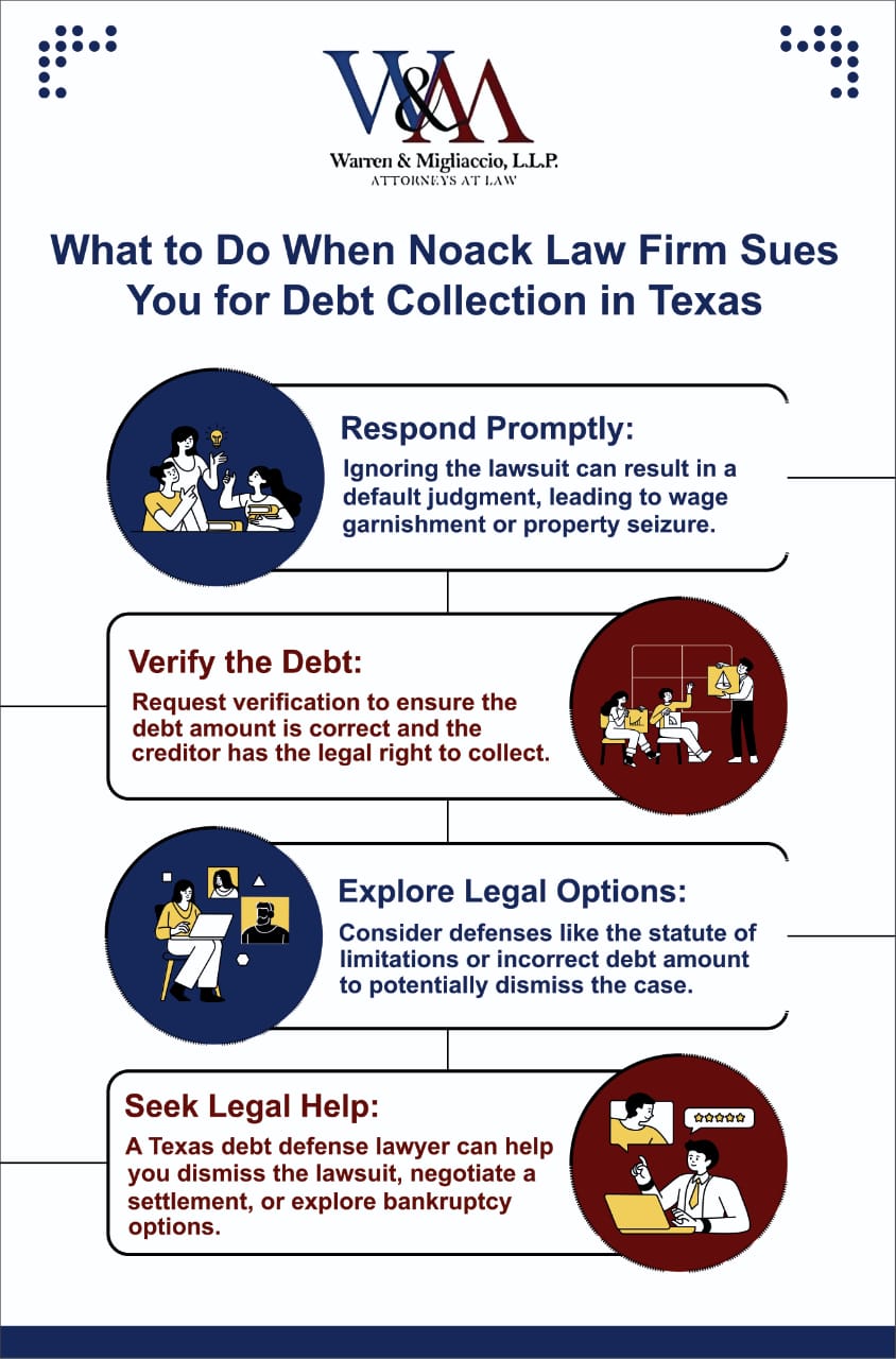 Noack Law Firm Is Suing Me for Debt Collection | What to Do